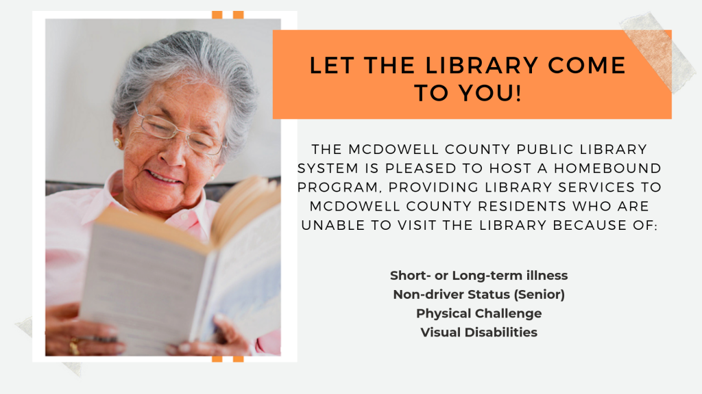 McDowell County Public Library - Let the Library Come to You!